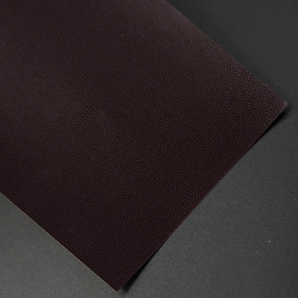 Dark Brown Customizable PVC Coated Paper 220gsm – Single-Color Series ...