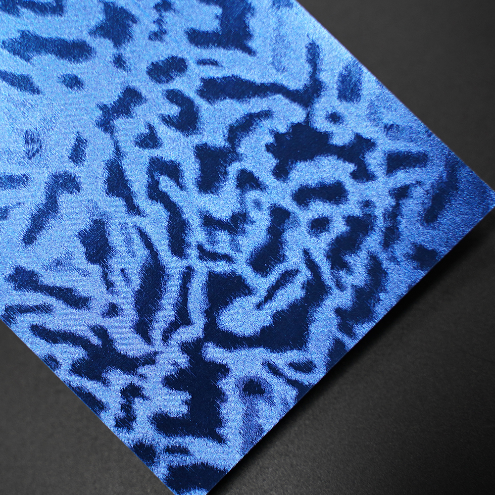 Blue Premium Metal Texture PVC Coated Paper 220gsm - Gold Platinum ...